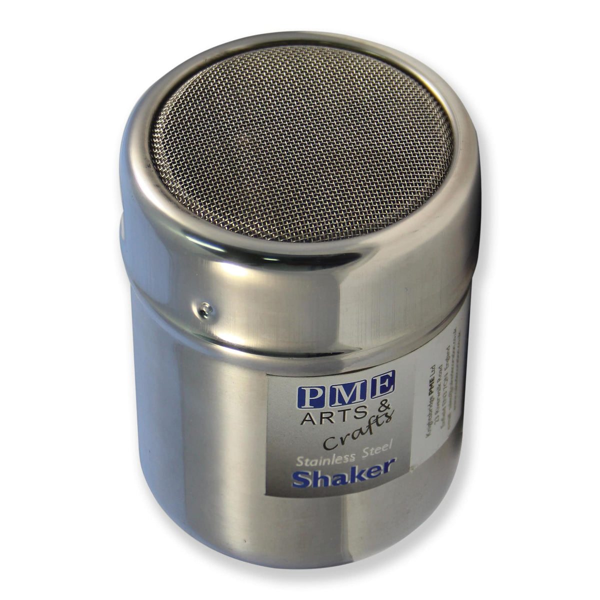 PME Stainless Steel Shaker with Cover (80mm / 1.2”) — Bakeworld.ie