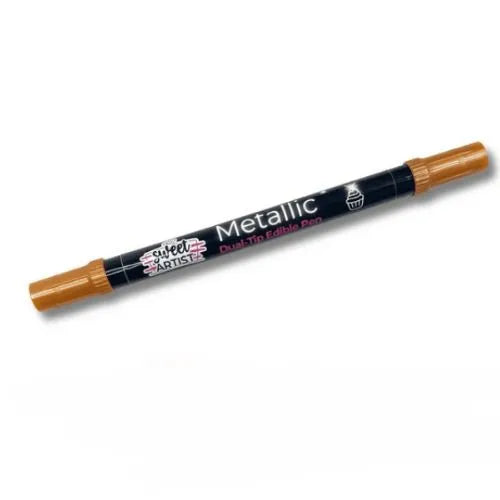 Sweet Artist Metallic Dual-Tip Edible Pen - Bronze — Bakeworld.ie