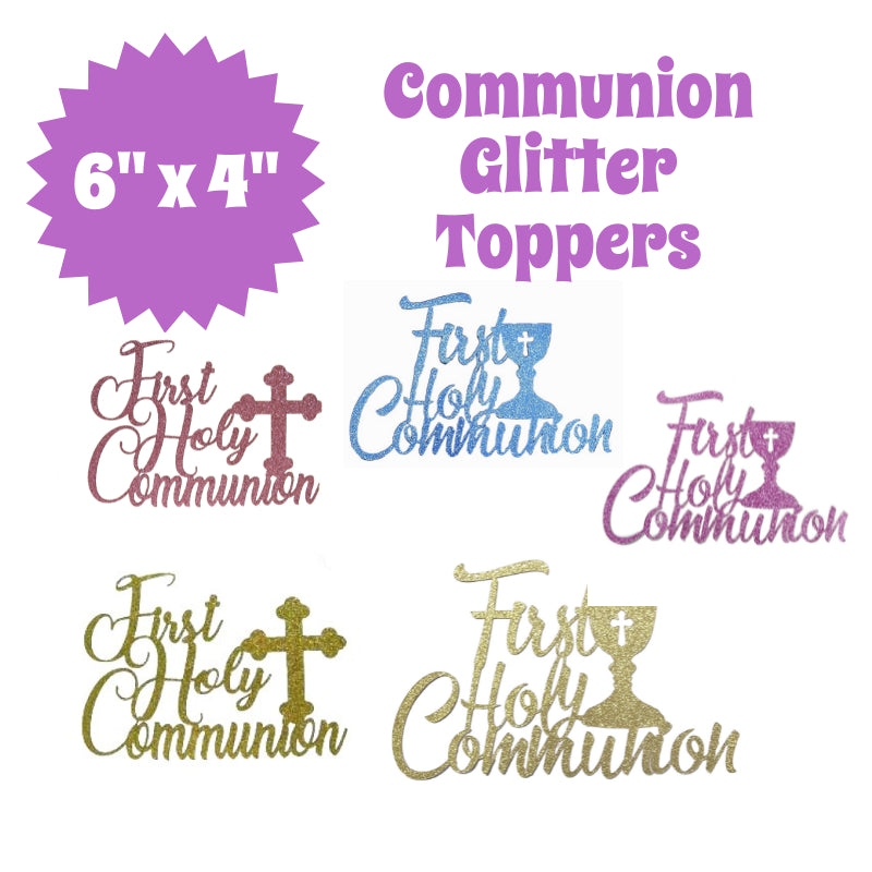Communion Toppers 6" x 4" Approx — Bakeworld.ie